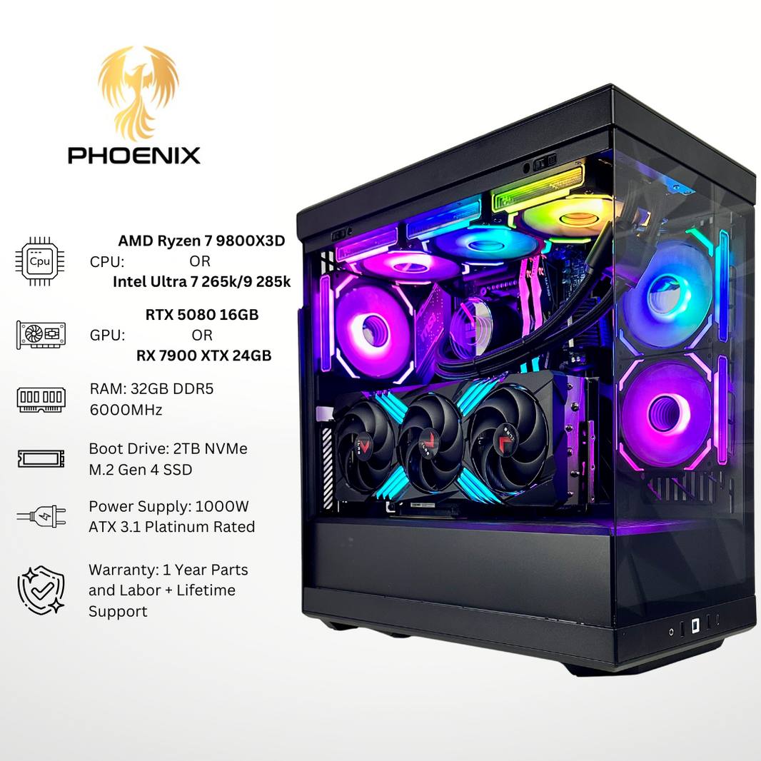 Custom Gaming PC For Sale In Phoenix, AZ | Flying Phoenix PCs